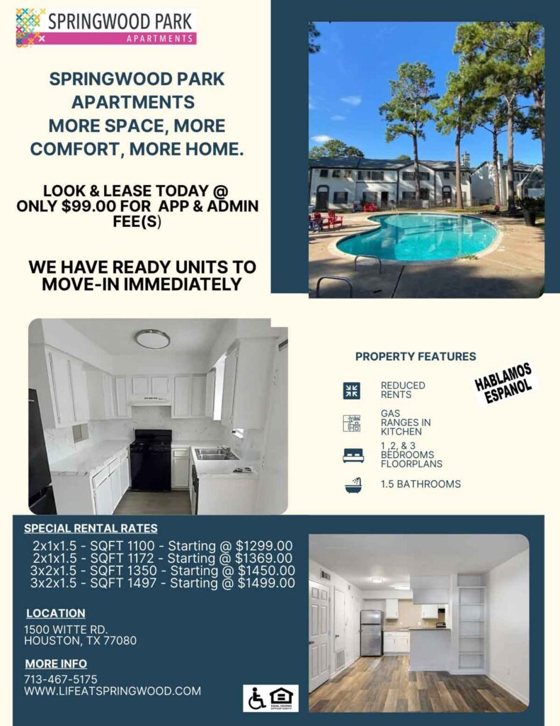 Springwood Park - Apartments for Rent in Houston